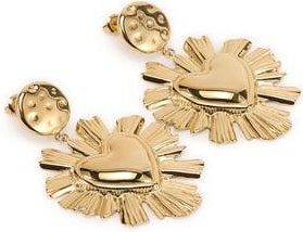 Au Printemps Paris Boucles doreille pendantes coeur