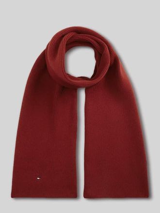 Tommy Hilfiger Schal aus Baumwoll-Mix mit Woll-Anteil