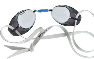 Malmsten Erwachsene Schwedenbrille, verspiegelt-99222, silver, One Size