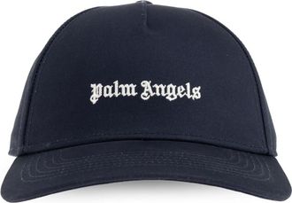 Palm Angels Homme, Accessoires, Bleu, Taille: ONE Size Casquette Logo Classique