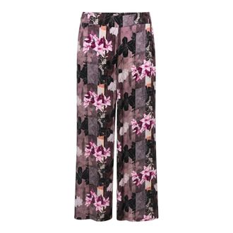 2-Biz Weite Hosen - - Trousers - Damen - Lila - M