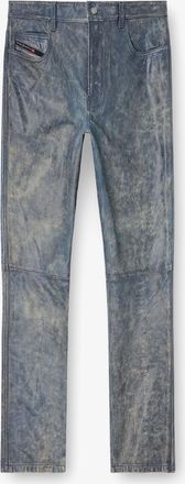 Diesel P-Vyll-Qmbw leather trousers - DIESEL - gender_Man