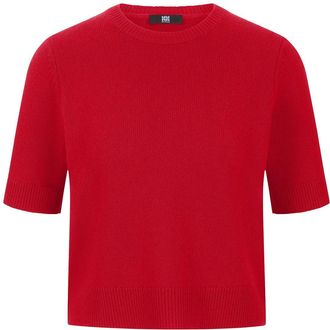 Riani Kurzarmpullover aus Woll-Kaschmir-Mix