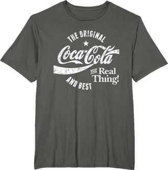 Coca Cola Ware Coca Cola Das Original und das Beste wei&szlig;e Logo T-Shirt