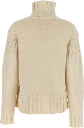 Jil Sander Ribbed Cashmere Sweater - Cream