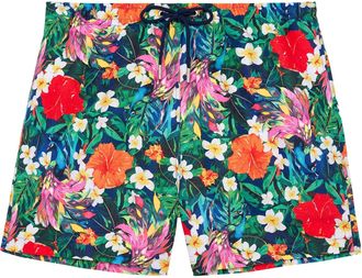 HOM Badeshorts Beach Boxer Peacock