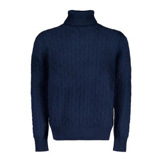 Autore Pull en laine et cachemire - Homme - Pulls - Bleu - Taille: XL