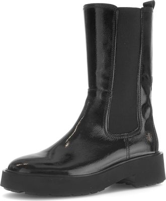 Gabor Damen Chelsea Boots, Frauen Stiefeletten,Booties,halbstiefel,Kurzstiefel,uebergangsschuhe,uebergangsstiefel,flach,schwarz,37.5 EU / 4.5 UK