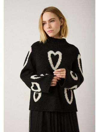 More & More Strickpullover kuscheliger Herzen-Pullover