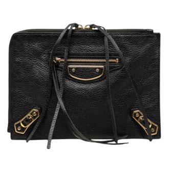 Balenciaga Sac pochette Pre-owned - Femme - Pre-owned - Noir - Taille: ONE Size