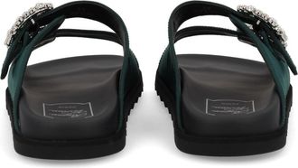 Roger Vivier Slidi Viv Sandal - Green