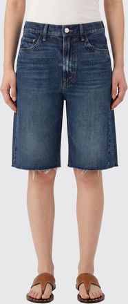 Mother Short en jean longueur genou &agrave; taille haute avec design &agrave; cinq poches