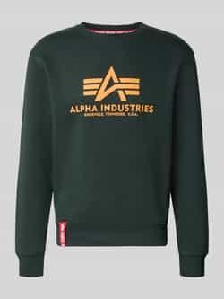 Alpha Industries Regular Fit Sweatshirt aus Baumwoll-Mix mit Logo-Print