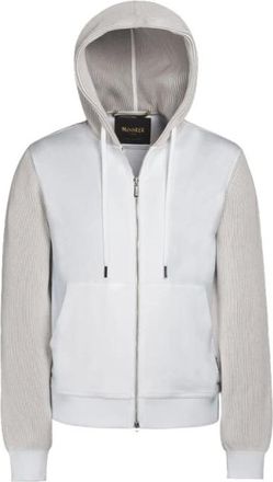 Moorer Homme, Sweatshirts et sweats &agrave; capuche, Blanc, Taille: XL Truman-Sih