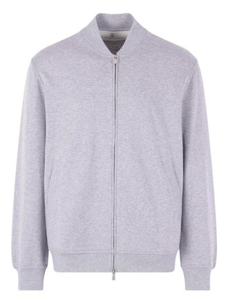 Brunello Cucinelli Jacke mit Rei&szlig;verschluss - Grau