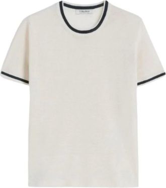 Max Mara Femme, Pulls, Blanc, Taille: 40 FR Maille ras du cou
