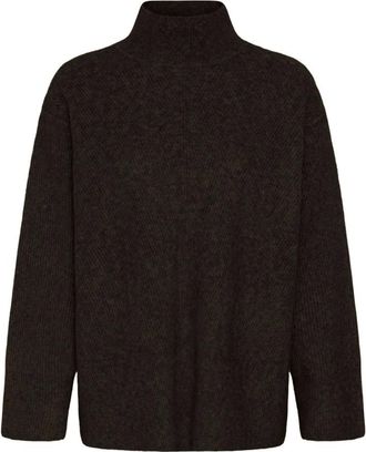 Inwear Femme, Pulls, Brun, Taille: 44 FR Guna Highneck Knit