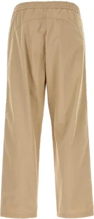Herno Cotton Blend Trousers - Beige