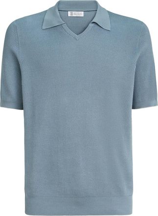 Brunello Cucinelli V-neck Short-sleeve T-shirt