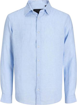 Jack & Jones Jack And Jones - Hemd f&uuml;r Herren, Leinen (Brunnera Blau)