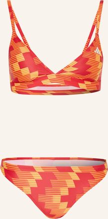 adidas Triangel-Bikini Football Alloverprint rot