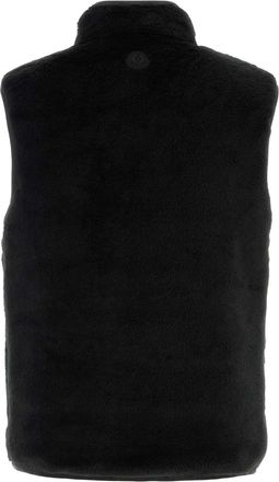 Moncler Eco Fur Down Vest - Black