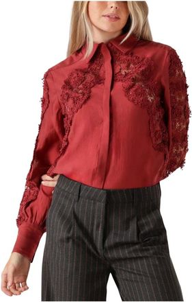 Copenhagen Muse Damen, Blusen & Hemden, Rot, XSGr&ouml;&szlig;e