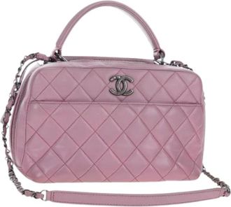 Chanel Sac &agrave; bandouli&egrave;re vintage Pre-owned - Femme - Pre-owned - Rose - Taille: ONE Size