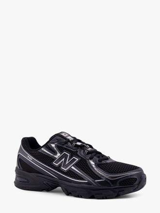 New Balance Mens 740 Mesh Sneakers With Side Logo Black Nylon-Gomma Trainers Nylon/gomma