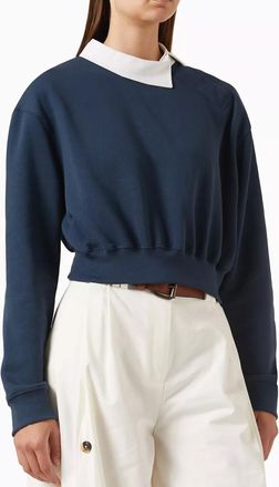 A.W.A.K.E. A.W.A.K.E. Mode Asymmetric Rugby Sweatshirt Size XS