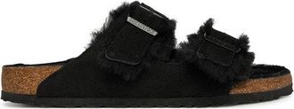 Birkenstock Pantoletten Arizona Shearling 752661 Schwarz
