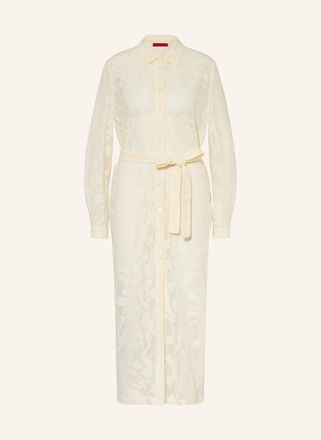 Max & Co. Max & Co. Hemdblusenkleid Cotalento Aus Spitze weiss