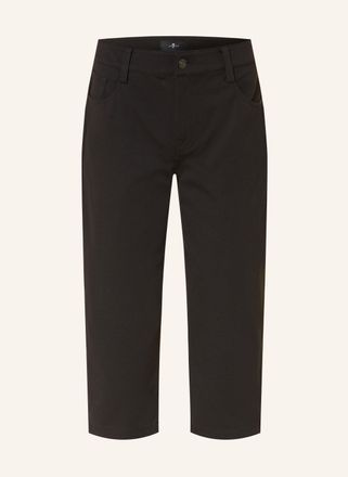 7 For All Mankind 3/4-Hose schwarz