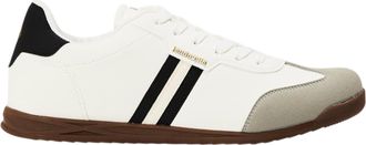 Lambretta Tackle Sneaker f&uuml;r Herren, Zum Schn&uuml;ren (Wei&szlig;/Schwarz)
