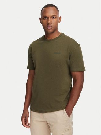 Napapijri T-Shirt Yourte NP0A8AU2 Dunkelgr&uuml;n Relaxed Fit
