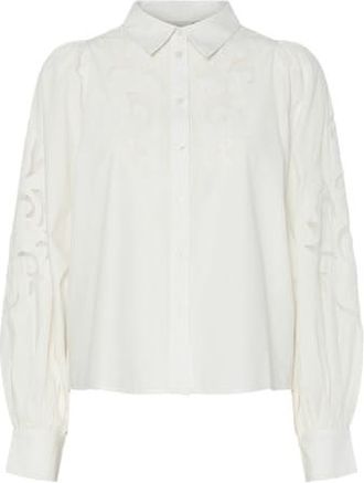 Vero Moda Y.A.S Yaszimia Ls T-Shirt S. Noos, Star White, 40