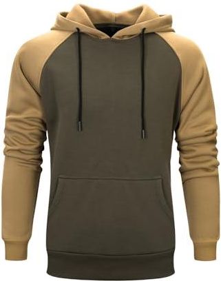 Generic Sweat &agrave; capuche pour homme - Manches longues - Avec capuche - Coupe ample - Style r&eacute;tro - Tendance - Avec poche kangourou, Jn, 3XL