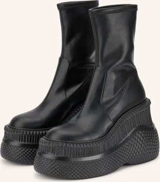 Casadei Casadei Plateau-Boots schwarz