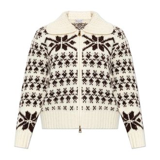Moncler Wollstrickjacke - - Knitwear - Damen - Beige - XS