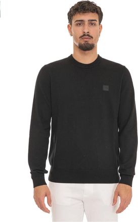 HUGO BOSS Homme, Pulls, Noir, Taille: S Kanovano-S Pull ras du cou