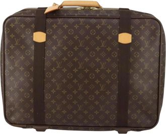 Louis Vuitton unisex, Pre-owned, Brun, Taille: ONE Size Pre-owned Valise &agrave; Roulettes en Toile Enduite Monogram