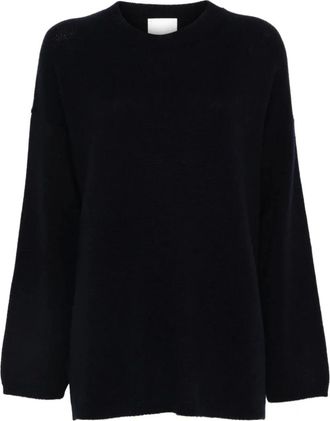 Allude Femme, Pulls, Bleu, Taille: 40 FR Pull en Laine et Cachemire