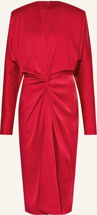 Stella McCartney Satinkleid rot