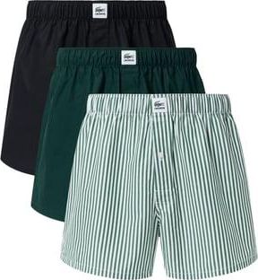 Lacoste Lot de 3 cale&ccedil;ons en coton