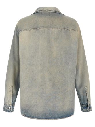 Maison Margiela Deconstructed Denim Shirt - Blue