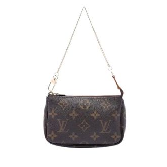 Louis Vuitton Mini Pochette Accessoires Pre-owned - Femme - Pre-owned - Brun - Taille: ONE Size