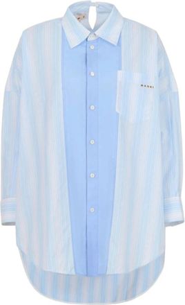 Marni Femme, Blouses et Chemises, Bleu, Taille: 32 FR Chemises