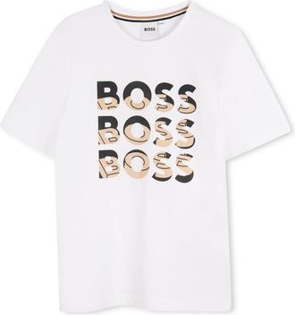 HUGO BOSS T-Shirt J52038 S Weiß Regular Fit