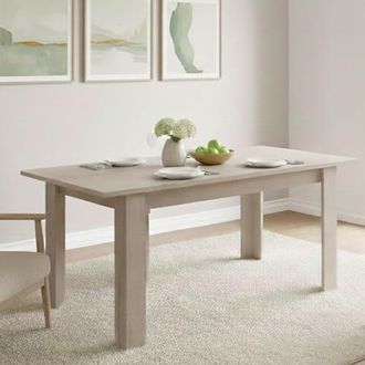 Dmora Ausziehbarer Tisch Corbara, K&uuml;chenkonsole, Esstisch mit Verl&auml;ngerung, Ausziehbares K&uuml;chenregal, Made in Italy, 137x90 h79 cm, Eiche