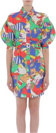 Moschino Damen, Kleider, Mehrfarbig, MGröße